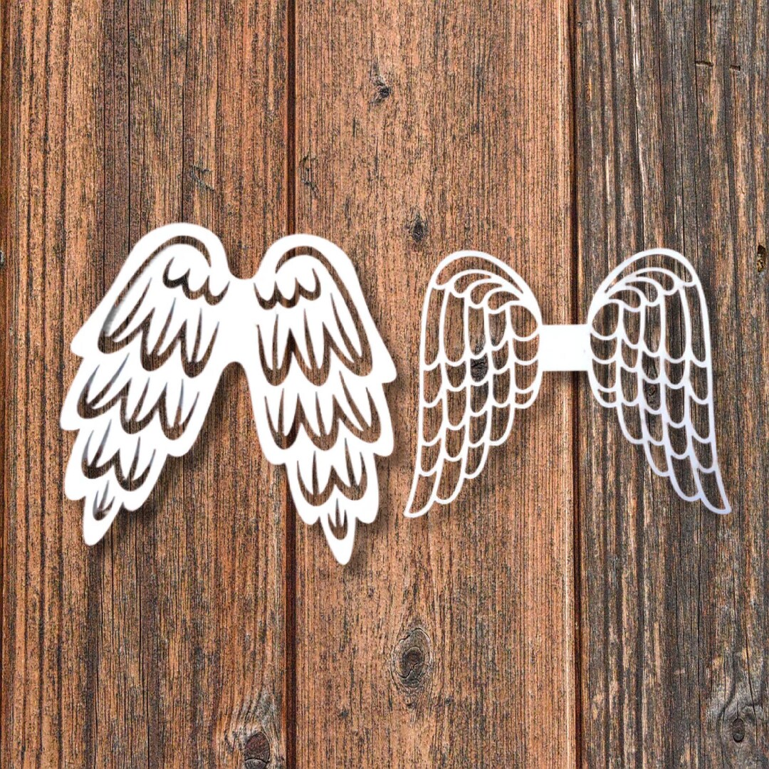 Angel Wings Wood Laser Cut Macrame Angel Wings - Etsy UK
