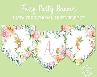 Fairy Name Tags Printable Fairy Name Stickers Fairy Name | Etsy
