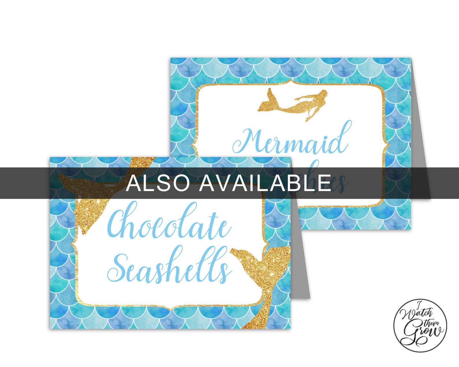 Mermaid Name Game & Name Tags, Printable "what is Your Mermaid Name ...