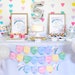 Pastel Rainbow Party Signs, Editable Printable Rainbow Party Activity ...