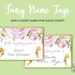 Fairy Name Tags, Printable Fairy Name Stickers, Fairy Name Labels ...