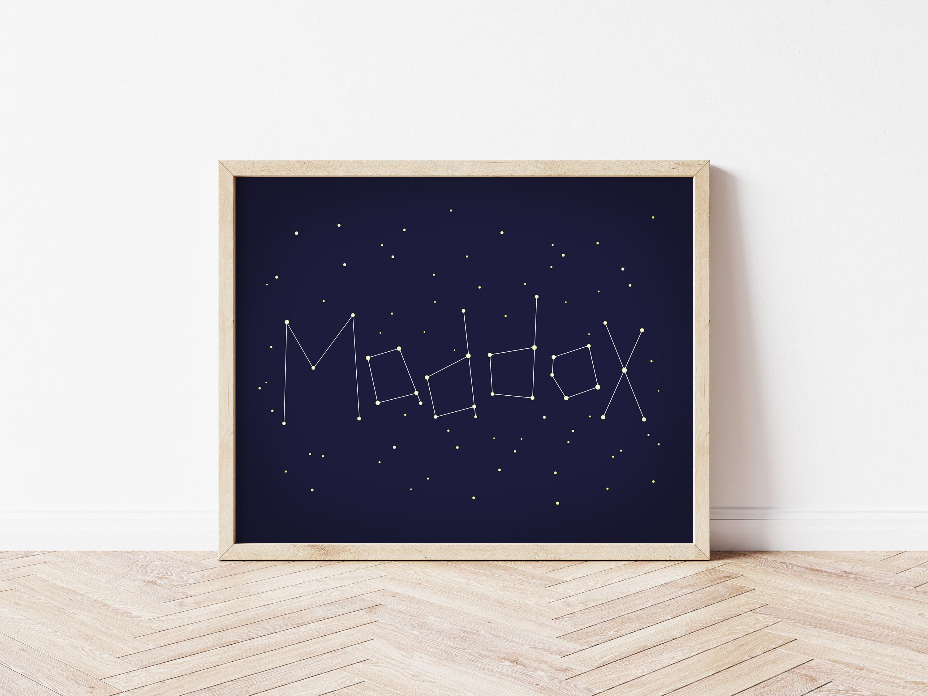 Custom Constellation Name Print, Printable Star Galaxy Art ...