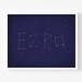 Custom Constellation Name Print, Printable Star Galaxy Art ...