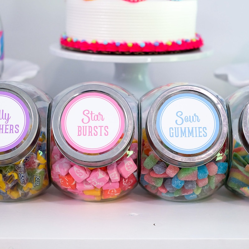 Candy Jar Labels - Etsy