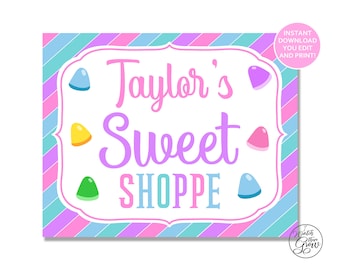 Sweet Shoppe Sign - Etsy