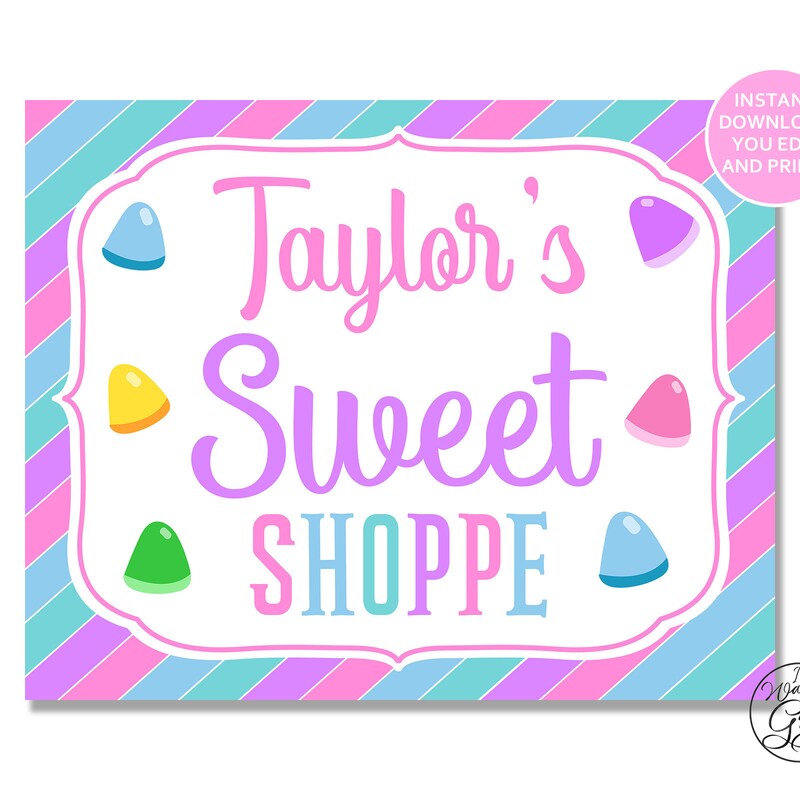 Sweet Shoppe Sign - Etsy