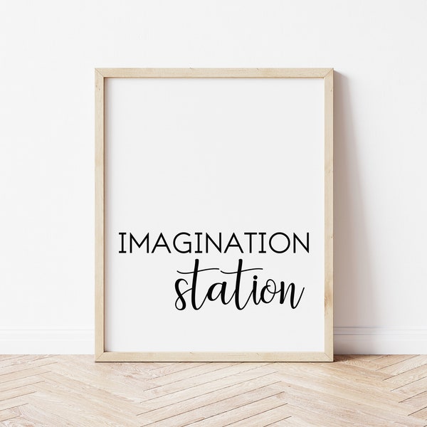 Imagination Station Sign - Etsy