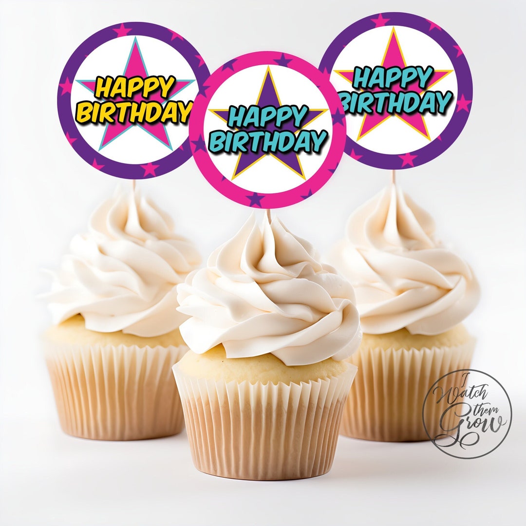 Girl Superhero Party Tags, Printable Super Hero Birthday Party Circles ...