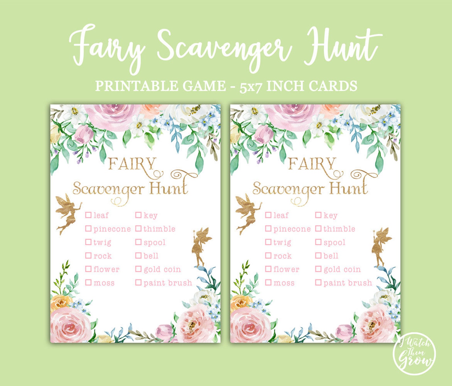 Fairy Party Printables Package Fairy Birthday Decorations - Etsy