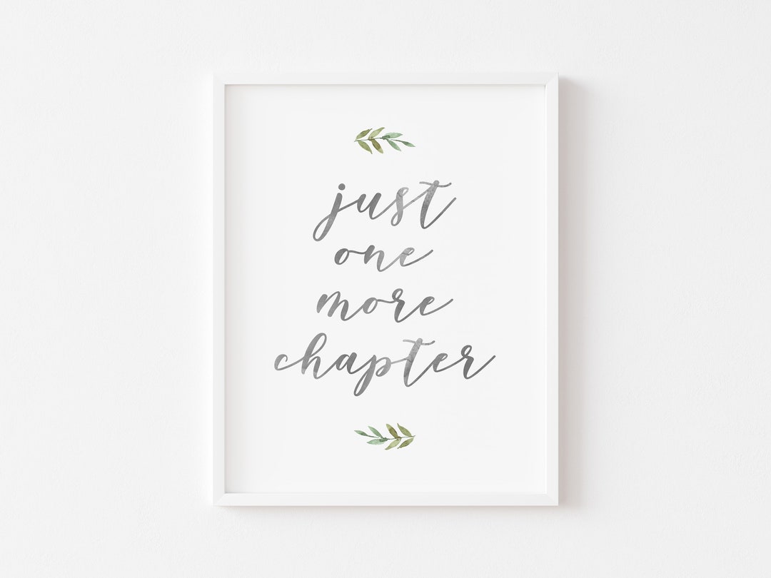 Printable Book Lover Wall Art, Modern Library Printable, Book Nook Art ...