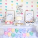 Pastel Rainbow Party Signs, Editable Printable Rainbow Party Activity ...