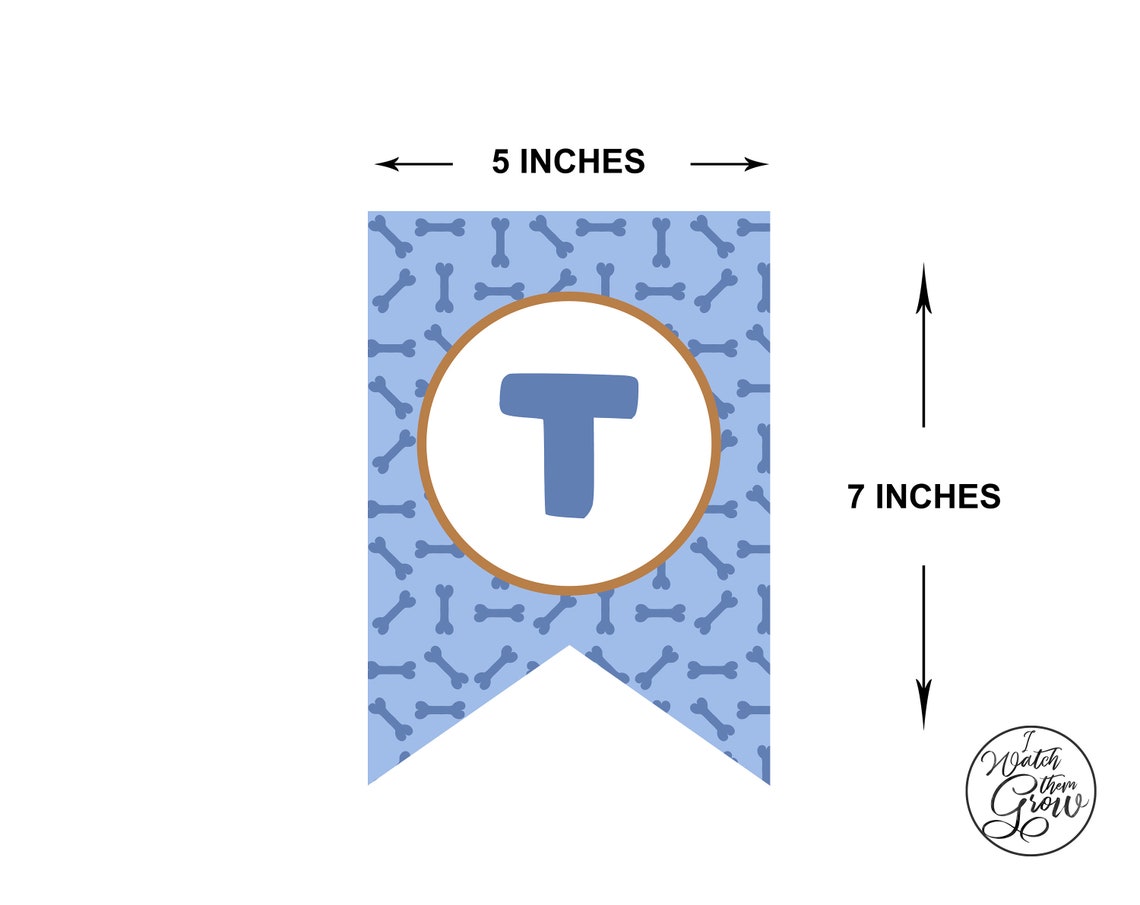 Let's Pawty Banner Printable Puppy Party Banner Puppy - Etsy