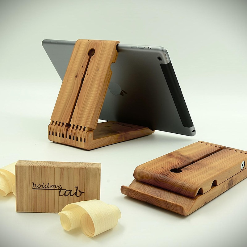 Wood Tablet Stand - Etsy