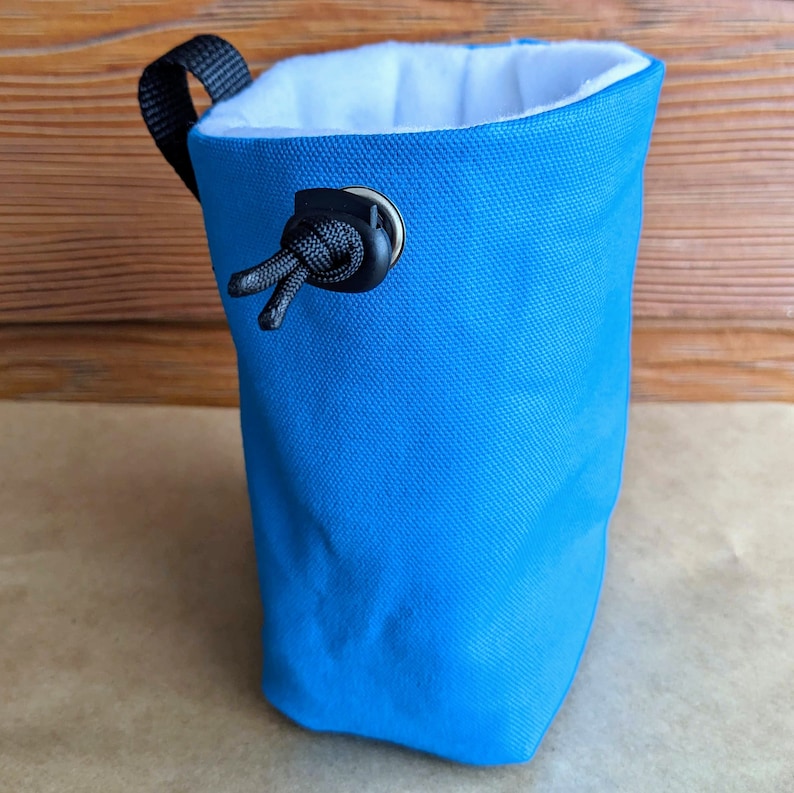 Neon Blue Custom Chalk Bag | Your Image | Rock Climbing Gift - Etsy