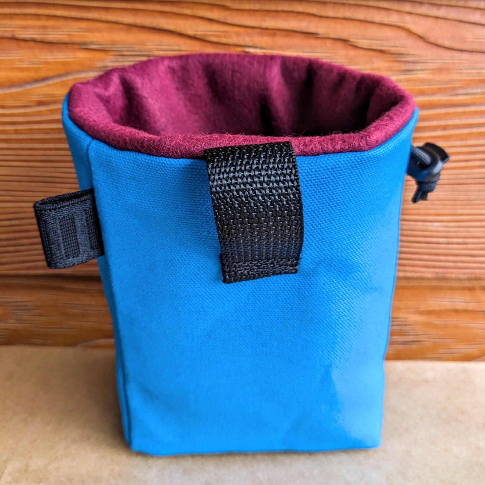 Neon Blue Custom Chalk Bag | Your Image | Rock Climbing Gift - Etsy