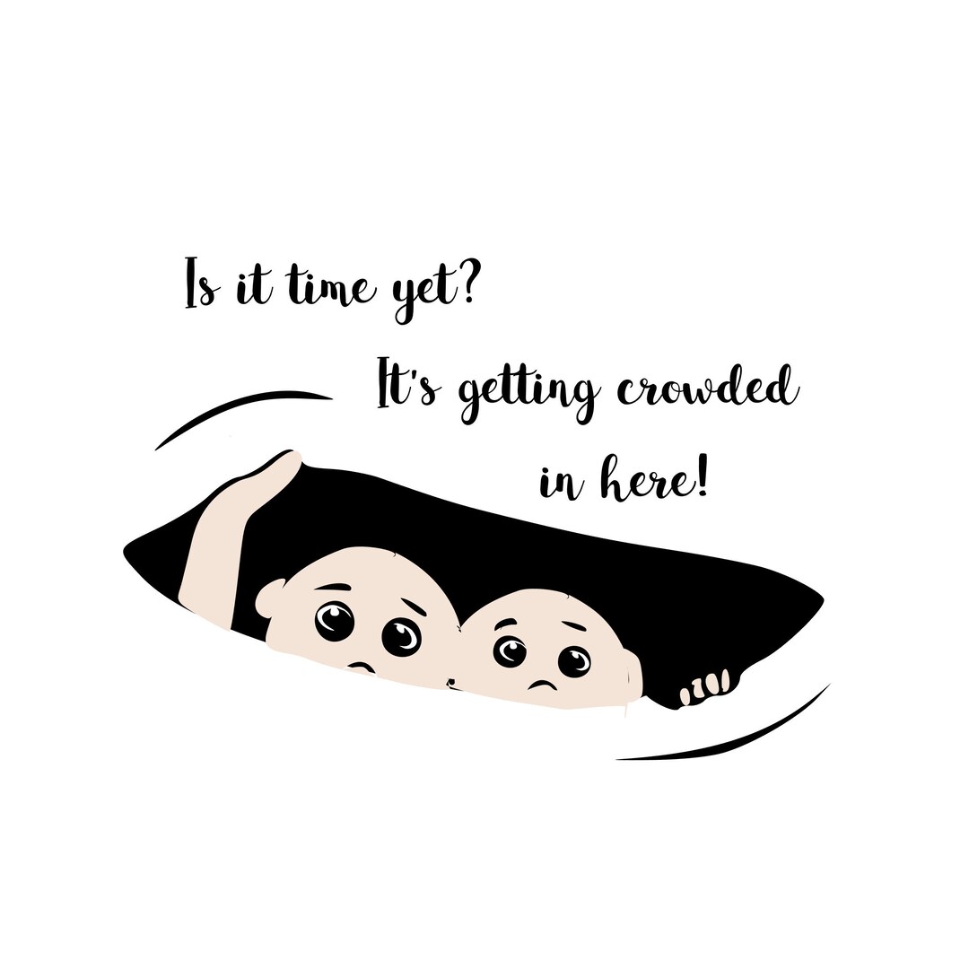 Is It Time yet Svg; Twin Boys Svg; Baby Shower; Cricut File, Silhouette ...