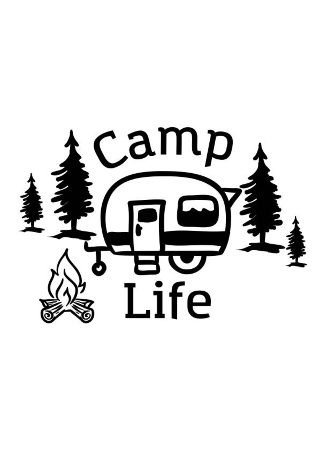 Camp Life Svg; Svg File; Dxf File; Png File; Summer Vacation - Etsy