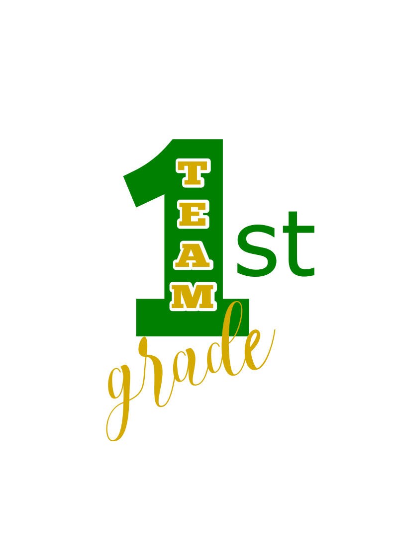 Team First Grade Svg Back to School Svg File Dxf File Png - Etsy