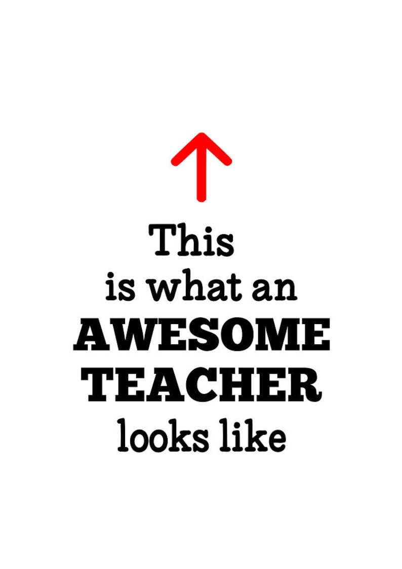 This is What an Awesome Teacher Looks Like Teacher Svg - Etsy