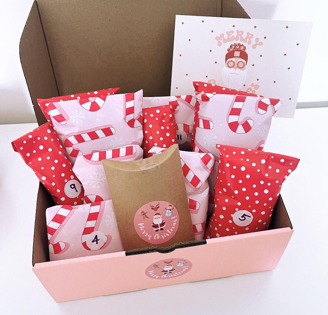 Christmas Advent Calendar Gift Box |limited Edition Festive Scrunchie ...