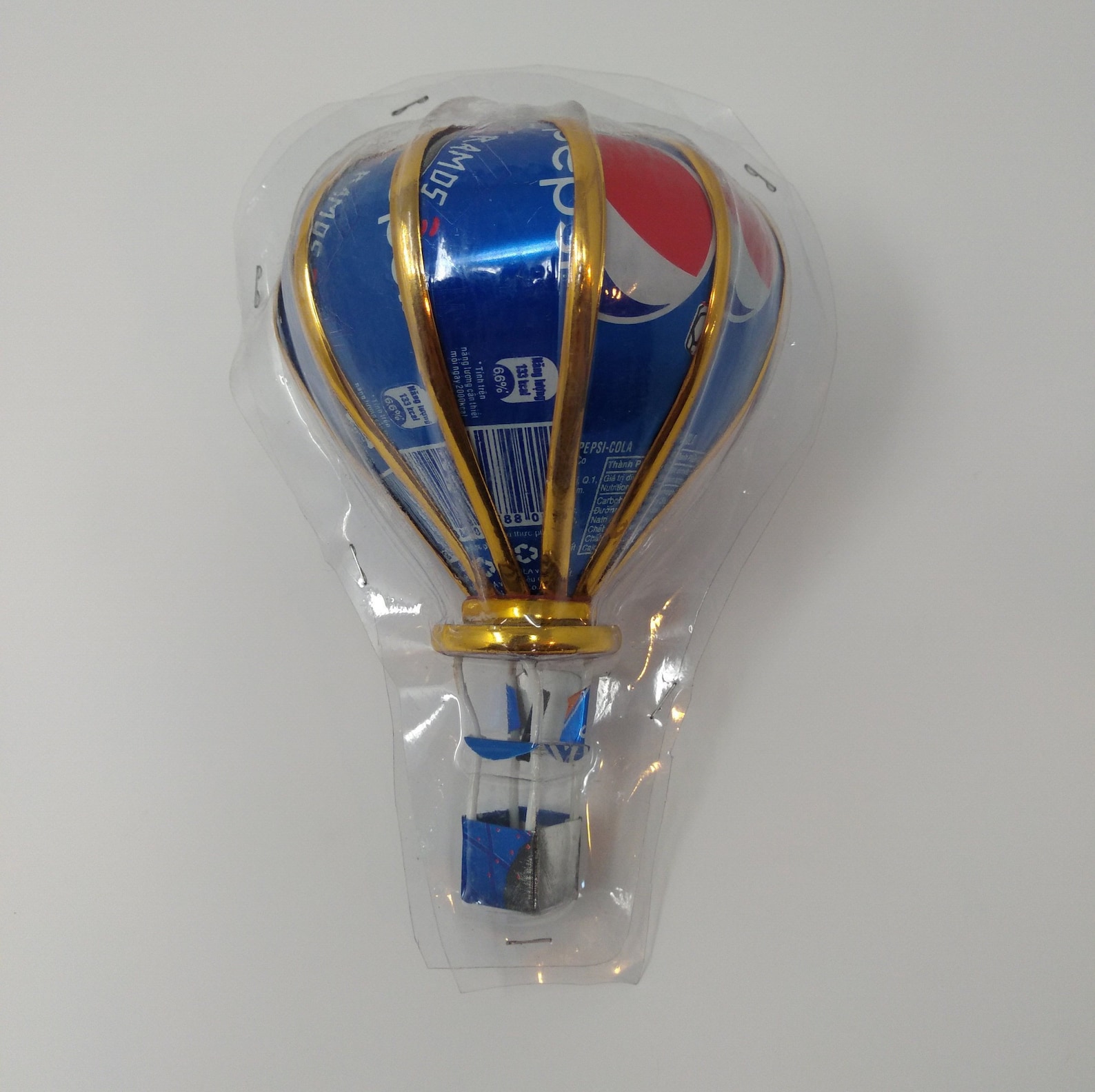 Recycled Pepsi Tin Can Hot Air Balloon Model | Etsy