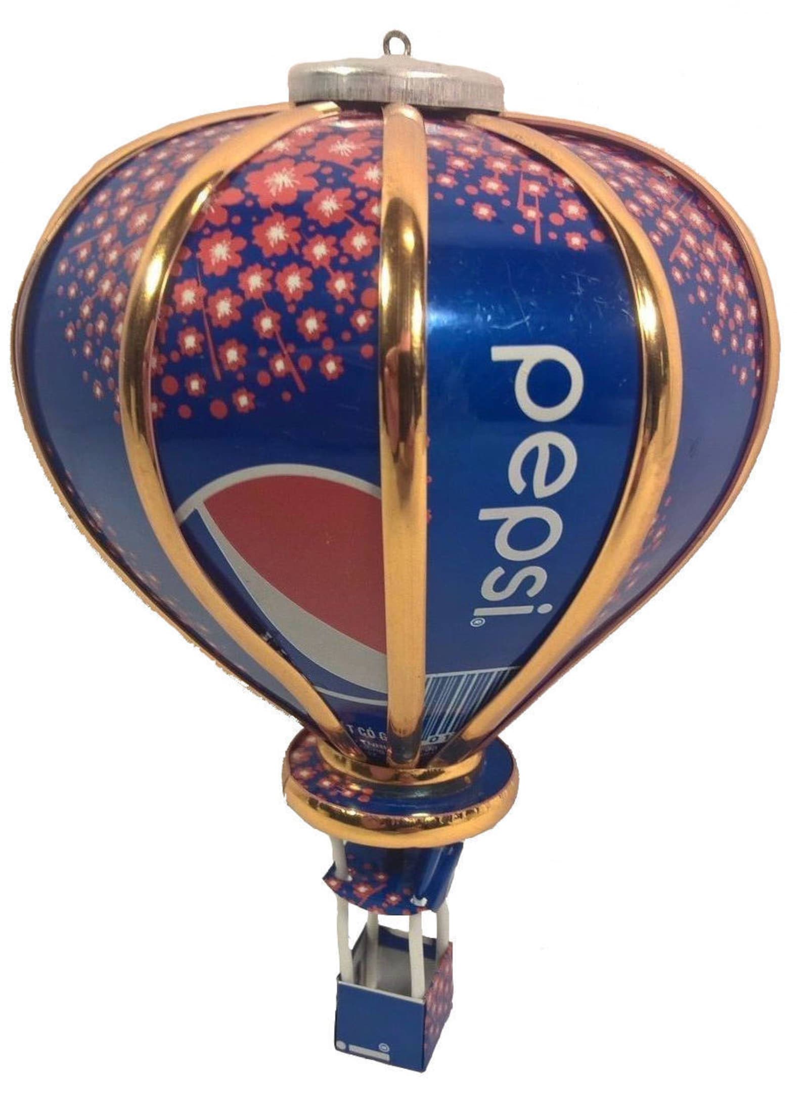Recycled Pepsi Tin Can Hot Air Balloon Model | Etsy