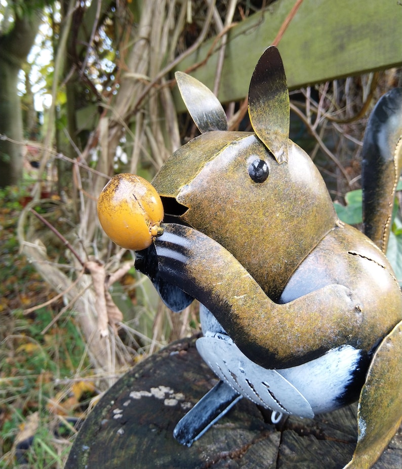 Squirrel Tea Light Candle Holder Recycled Metal Lantern - Etsy