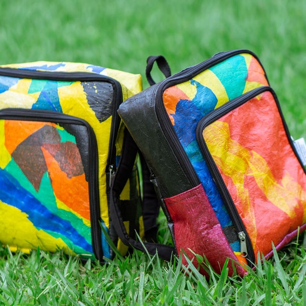 Recycled Backpack - Etsy