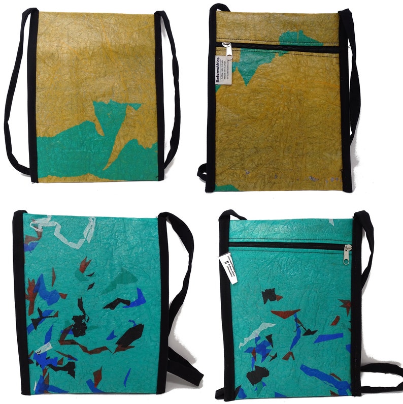 Crossbody Bag Made From Recycled Plastic Bags julia - Etsy