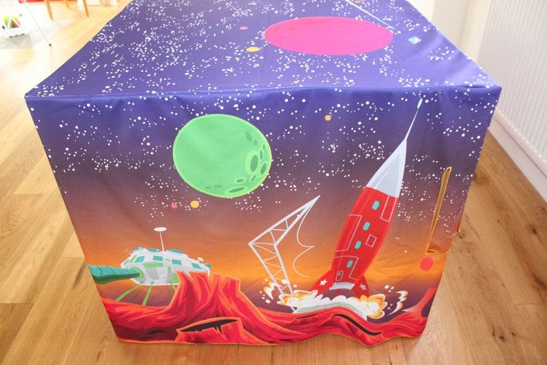 Moon Space Station Table Den - - Play Tent - Kids Tent - Children's ...