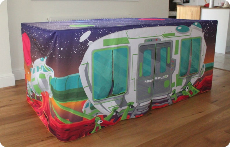 Moon Space Station Table Den - - Play Tent - Kids Tent - Children's ...