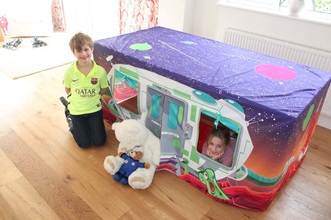 Moon Space Station Table Den - - Play Tent - Kids Tent - Children's ...