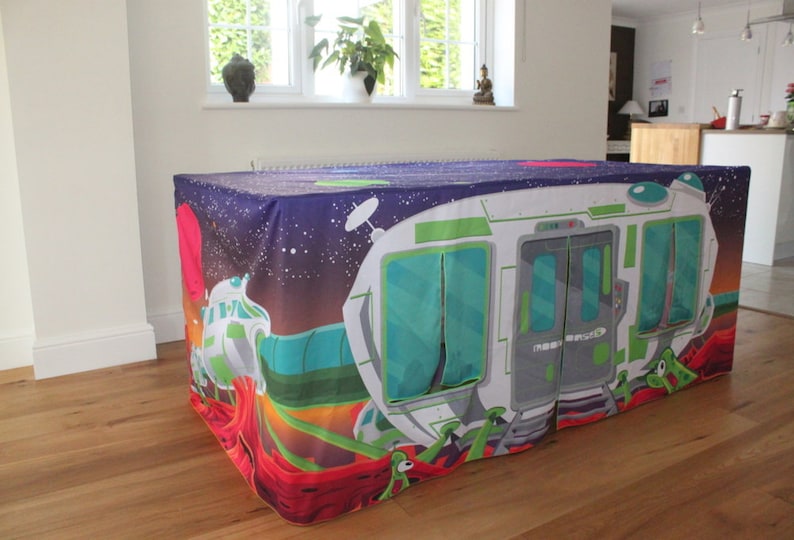 Moon Space Station Table Den - - Play Tent - Kids Tent - Children's ...
