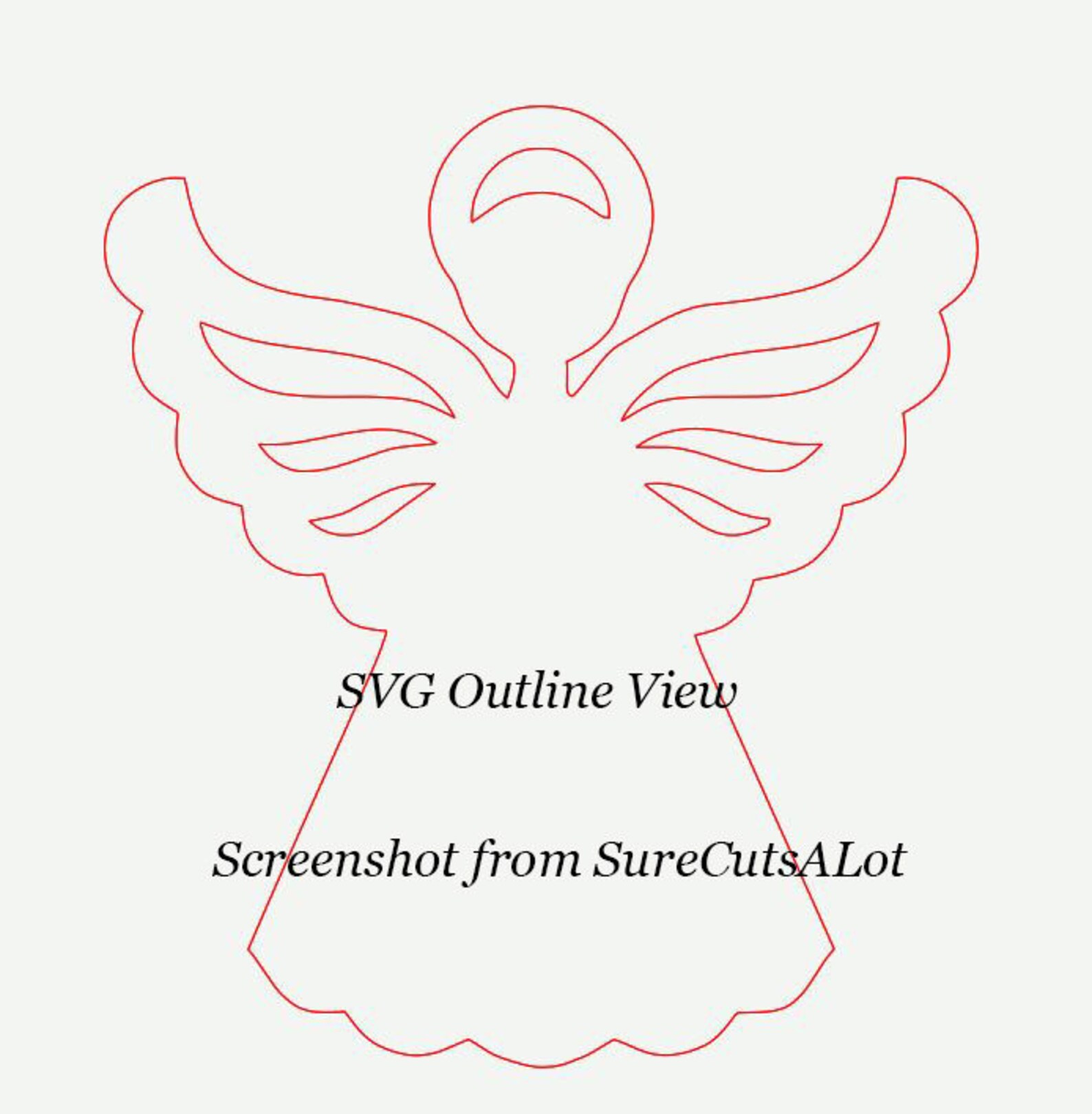 ENGEL SVG Datei Weihnachtsengel Svg Png Eps Dxf Dateien | Etsy