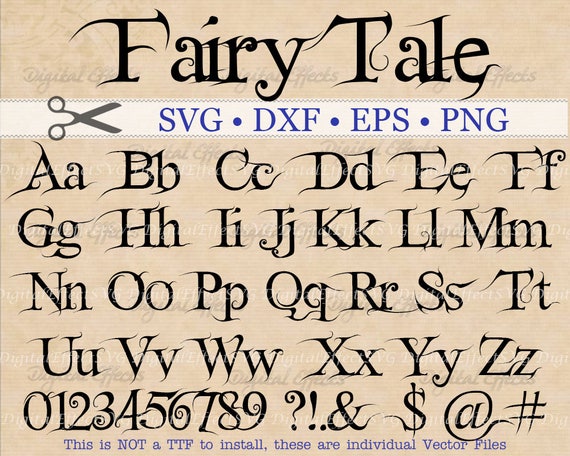 Fairy Tale font stencil Fairy Tale font otf Fairy Tale alphabet letters ...