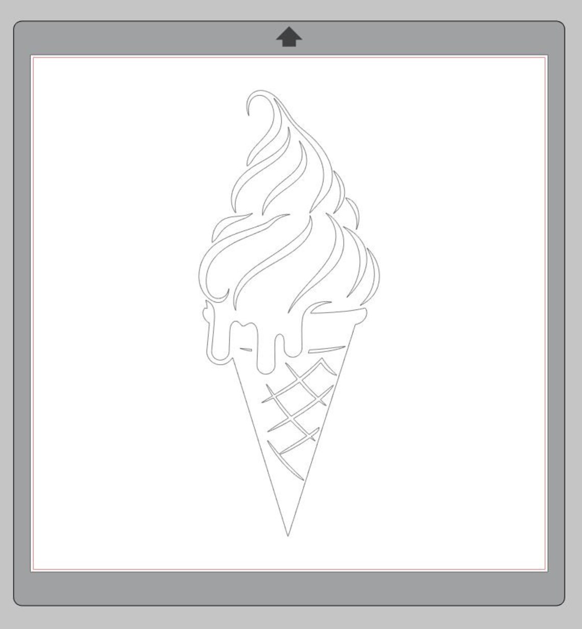 Ice Cream Cone SVG, Dxf, Eps, PNG. Kids Crafts, Summer Svg, Food Svg ...