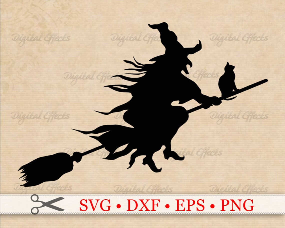 Wicked WITCH SVG, Halloween Svg, Eps, Png, Dfx, Halloween Witch With ...