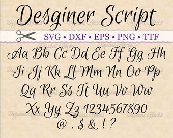 CHANCERY Font, Calligraphy Font, Medieval Font, Monogram Svg, Dxf, Eps, Png Files, TTF Font ...