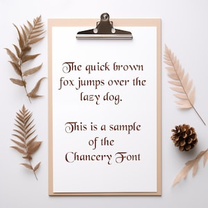 CHANCERY Font, Calligraphy Font, Medieval Font, Monogram Svg, Dxf, Eps ...