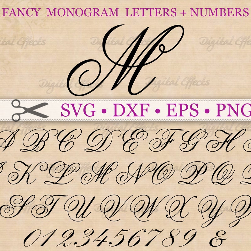 Fancy Letters - Etsy