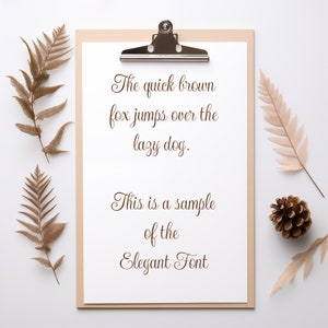 ELEGANT Script Font Monogram Svg, Dxf, Eps, Png; Digital Monogram DIY ...