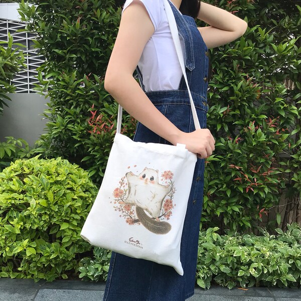 Squirrel Tote Bag - Etsy