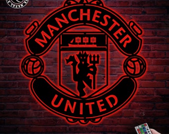 Manchester United Wall Art - Etsy