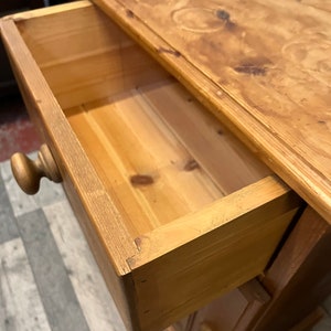 Pair of Heavy Duty Pine Bedside Tables/drawers Ready to Upcycle - Etsy UK