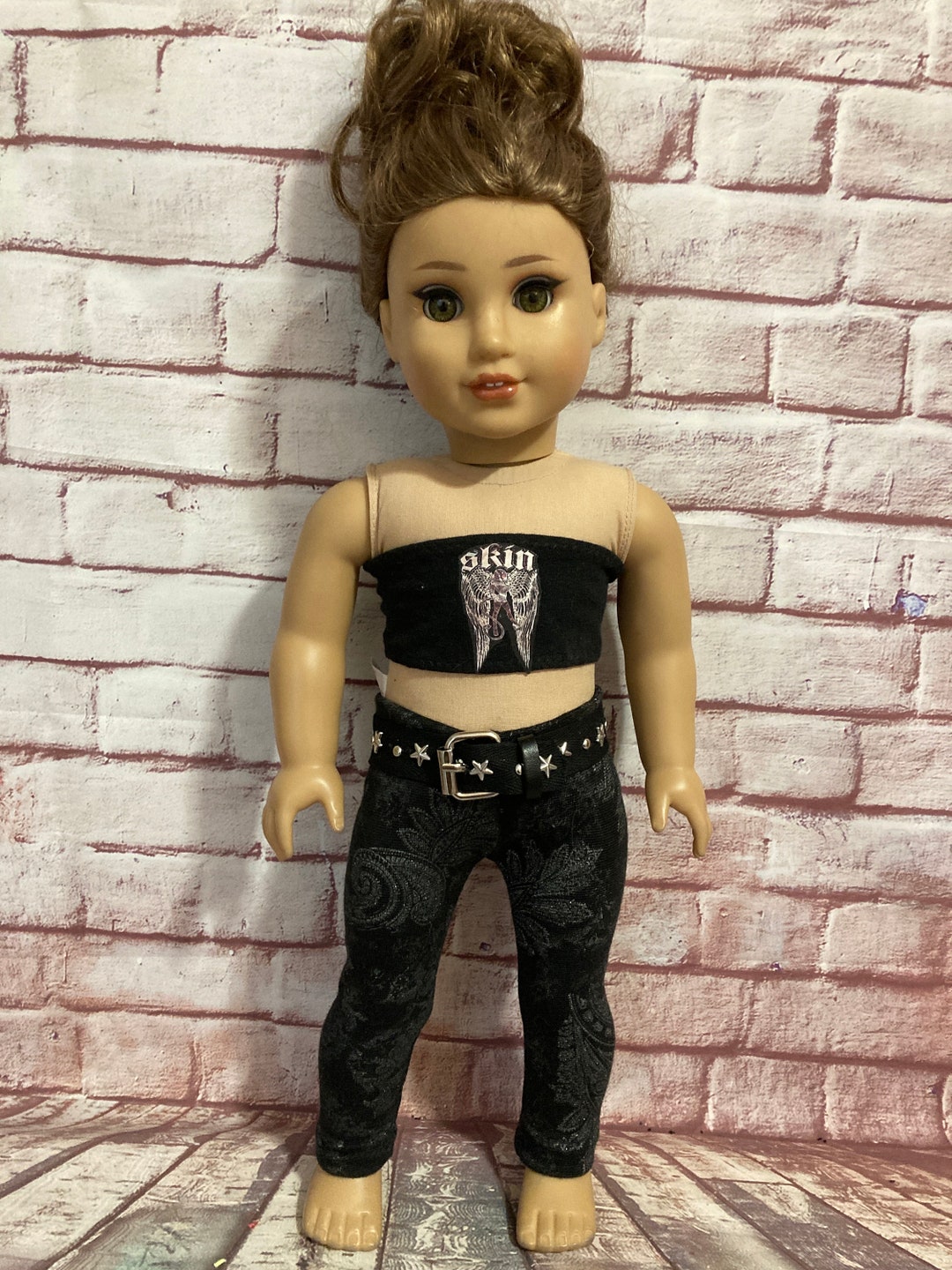 Goth Skin Outfit for 18 Inch Dolls - Etsy