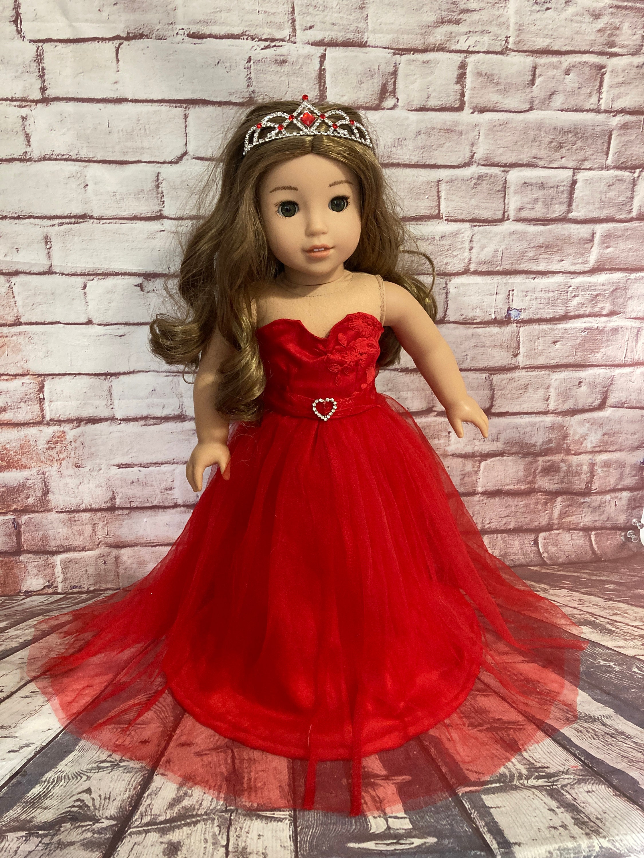 Ruby Red Princess Set for 18 Inch Dolls - Etsy