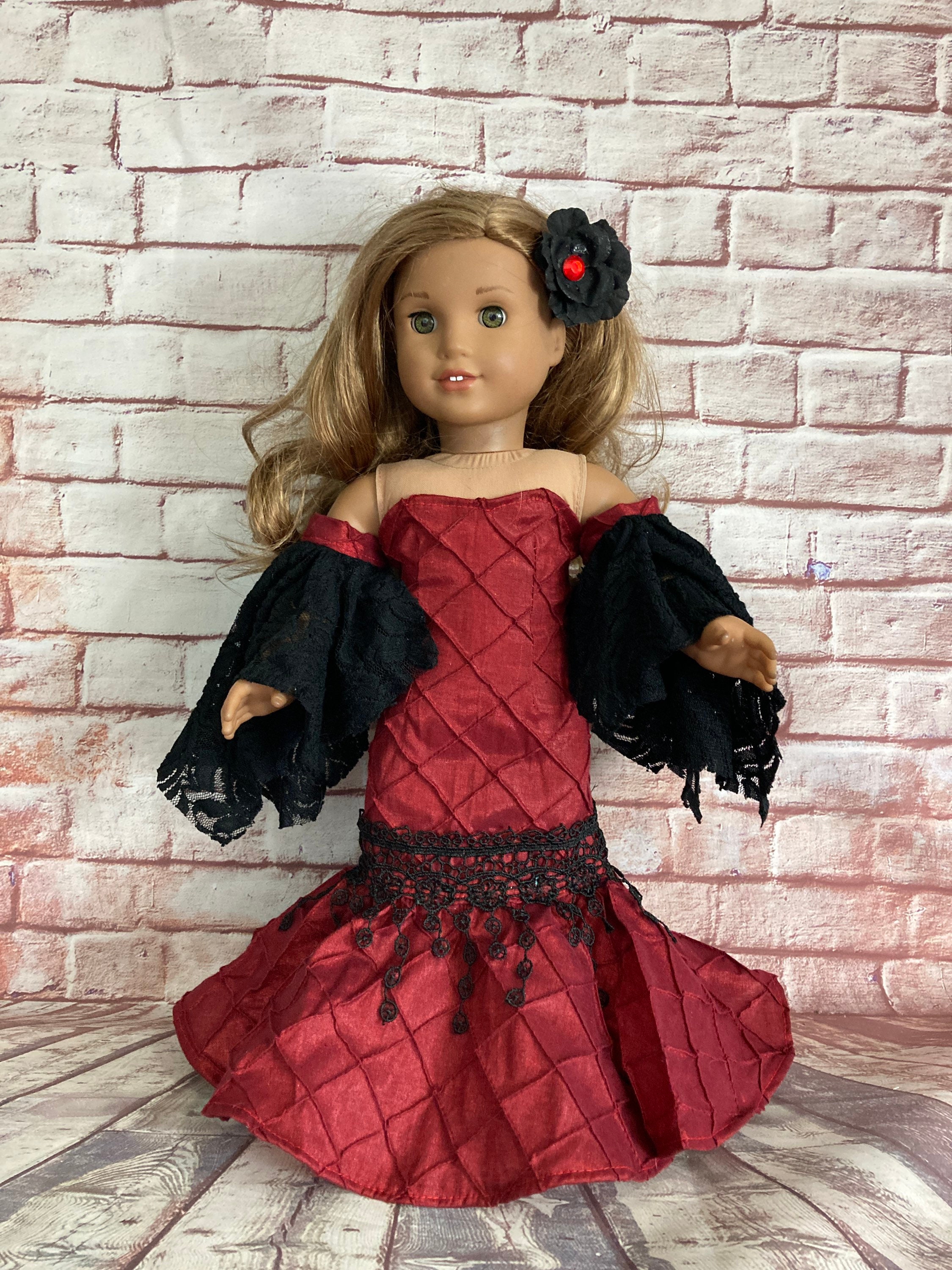 Fancy Red Diva Dress for 18 Inch Dolls - Etsy