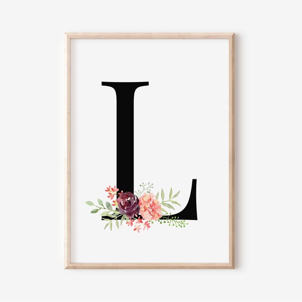 Letter L Print - Etsy UK