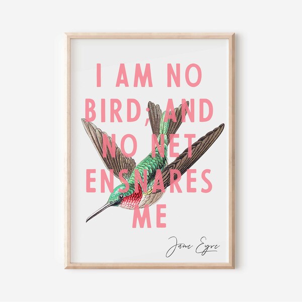 Jane Eyre Quote - Etsy UK