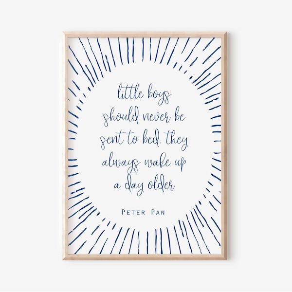 Peter Pan Print - Etsy UK